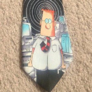 Dilbert | Accessories | Dilbert Tie Silk Computer Programmer Comic ...
